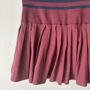 Wilson | Skirts | Wilson Midtown Maroon Navy Blue Tennis Mini Skirt ...
